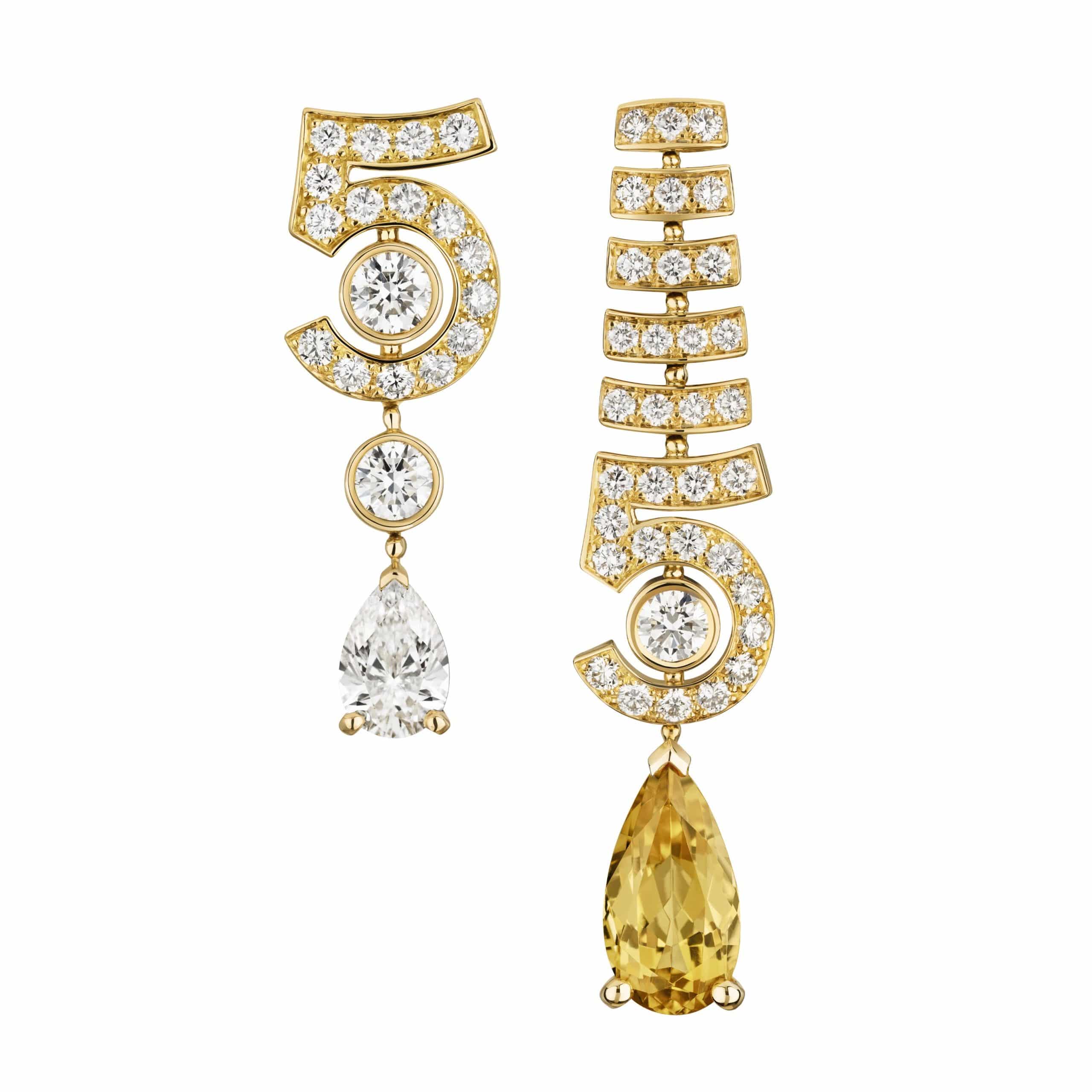 CHANEL Collection N°5 N5 Drop Boucles d'oreilles - Esprit de Gabrielle